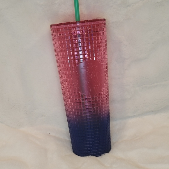 Starbucks | Kitchen | Starbucks Tumbler Summer 222 Pink Blue Fade Cup ...